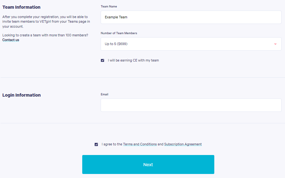How do I create a Team Membership?